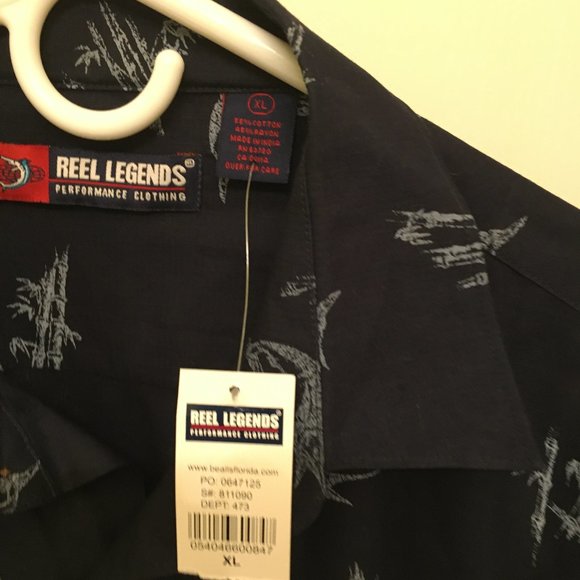 Reel Legends | Shirts | Mens Reel Legends Sport Fishing Shirt Xl | Poshmark